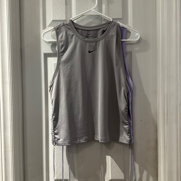 Nike | Tops | Nike Side Cinch Tanks Bundle | Poshmark
